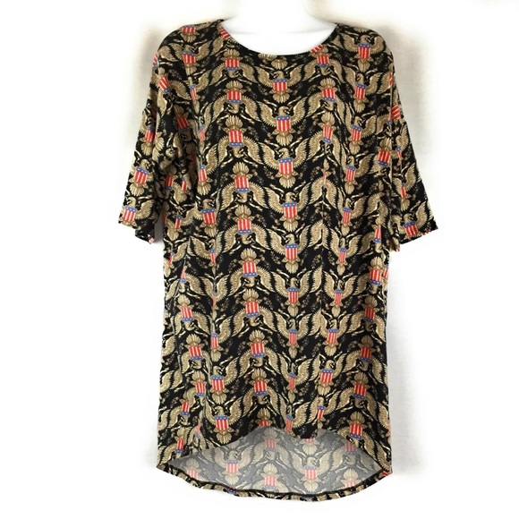LuLaRoe | Tops | New Lularoe Irma Tunic Top Womens Eagle Patriotic ...